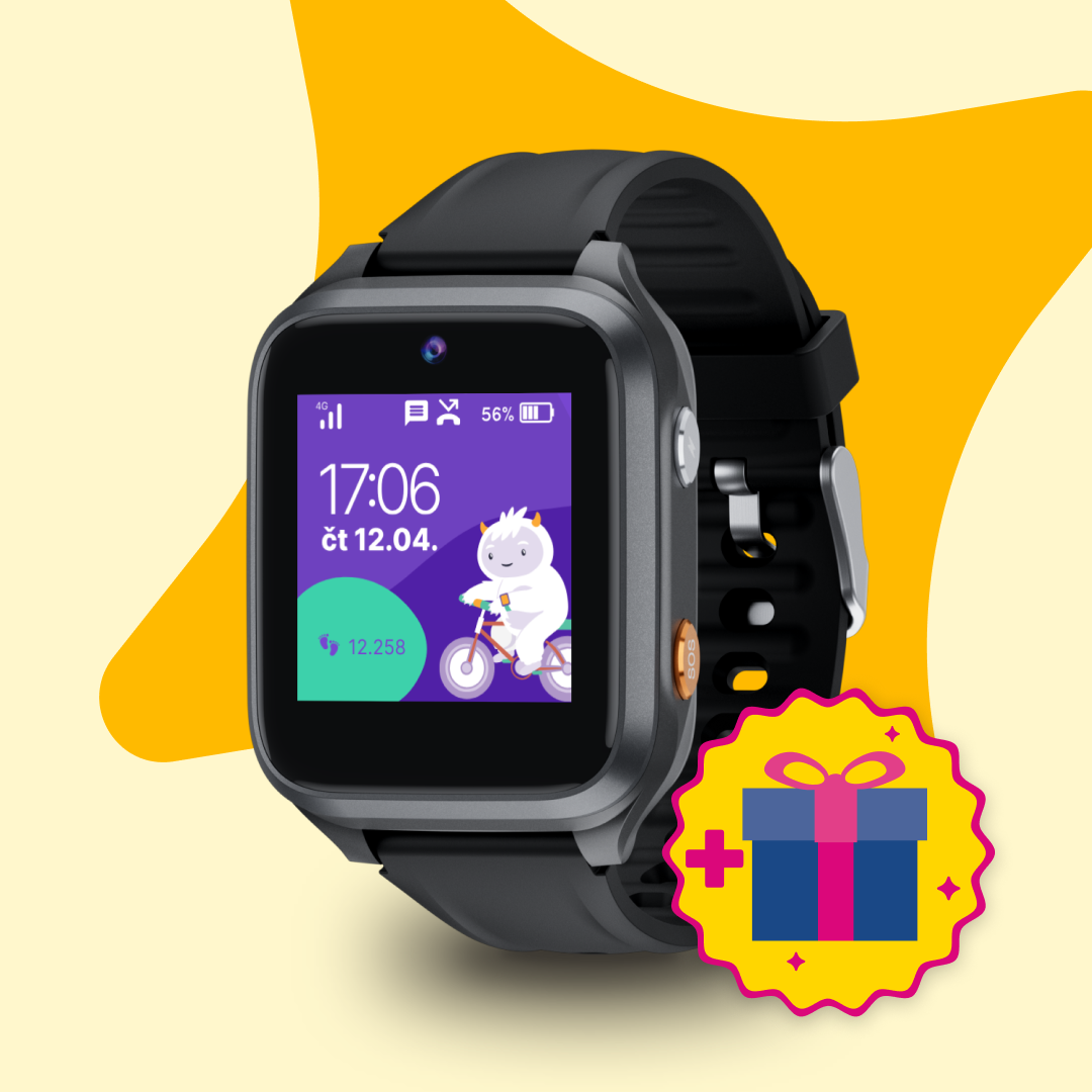 Children's GPS Calling Watch KLOKI Star - Black